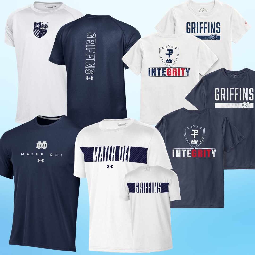 MORE T-SHIRTS! Wear under PE Mesh Reversible or on Blue White days ...